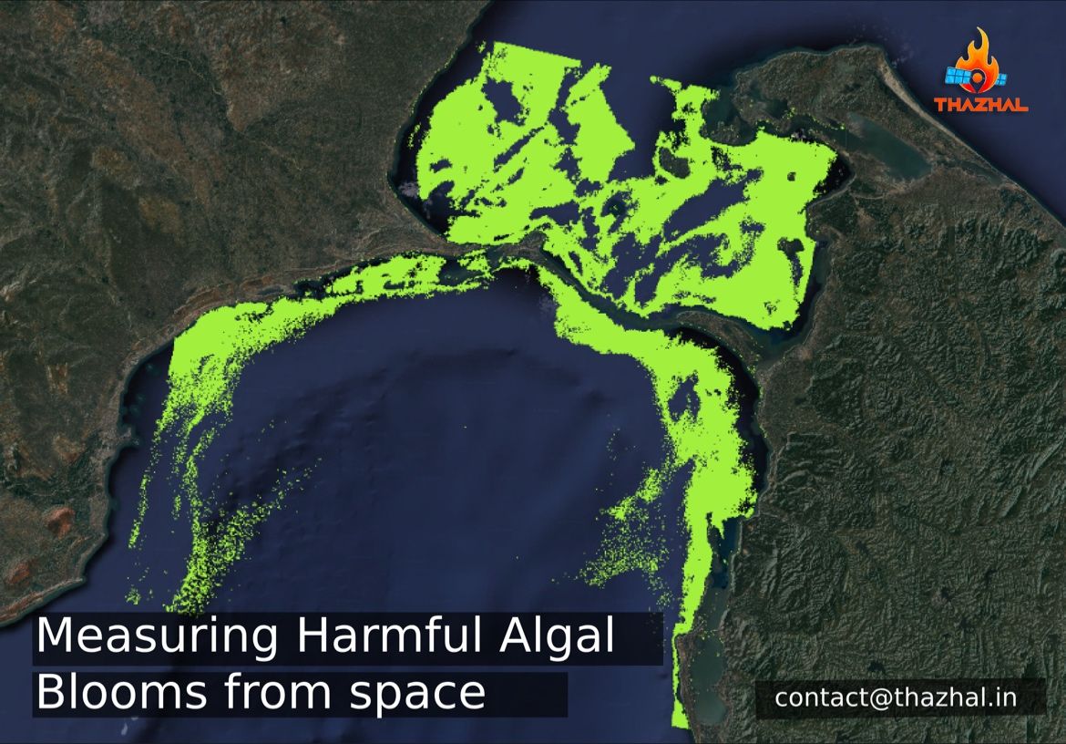 Harmful Algae Bloom Monitoring from Space - Thazhal Geospatial Analytics